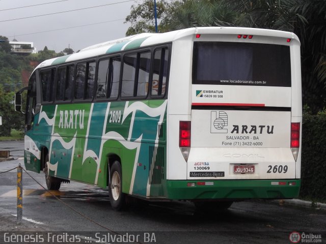 Aratu 2609 em Salvador por Gênesis Freitas - ID:525860 - Ônibus Brasil